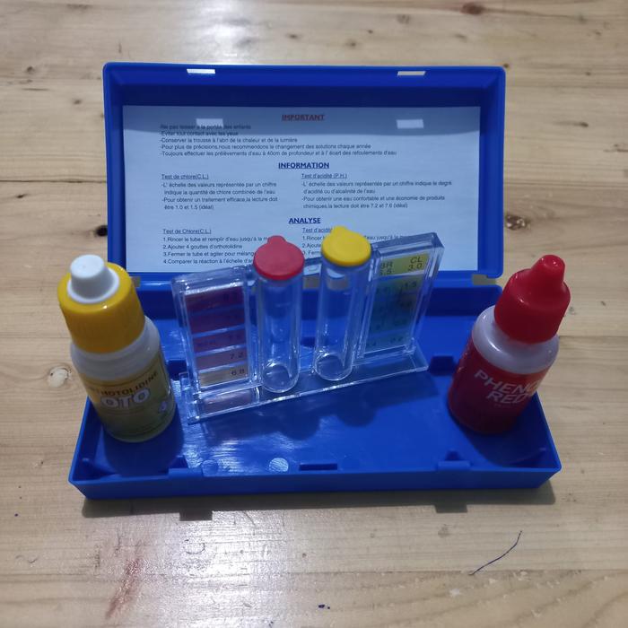 Jual Tes Kit PH dan CL - Tes Kit kolam renang - Alat Cek Kadar Air ...