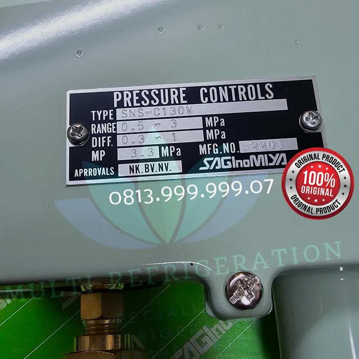 Jual Pressure Control/Pressure Switch SAGINOMIYA SNS C130W - Jakarta ...