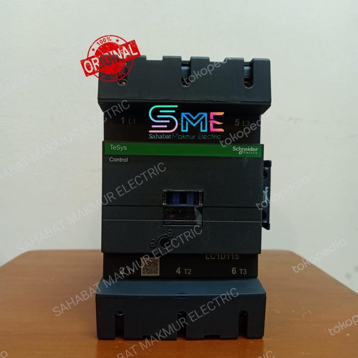 Jual contactor schneider Lc1D115M7/ 3phase / ORIGINAL Schneider ...