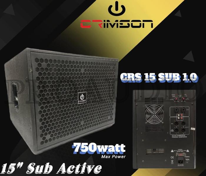 Jual SPEAKER SUBWOOFER AKTIF 15 INCH CRIMSON CRS 15 SUB 1.0 SUB-1.0 SUB ...