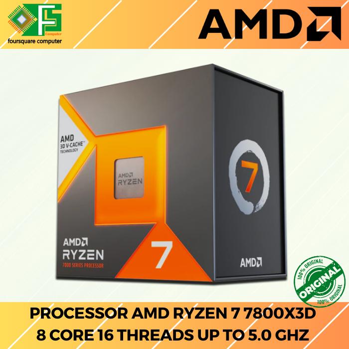 Jual Processor AMD Ryzen 7 7800X3D Gaming Processor 8 Core 16 Resmi ...