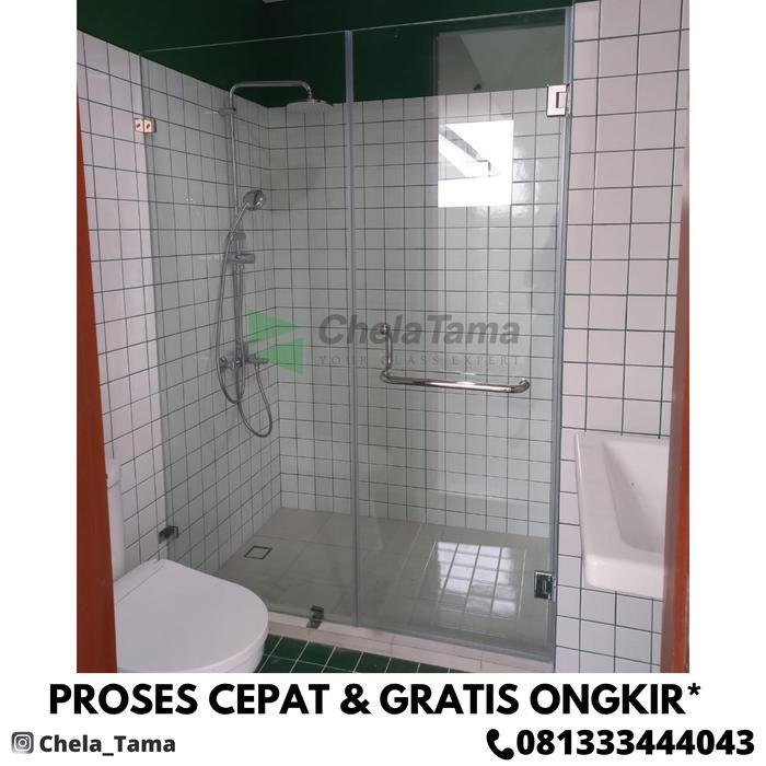 Jual Partisi Kamar Mandi Shower Box Kaca Tempered 10mm Dekkson - Kota ...