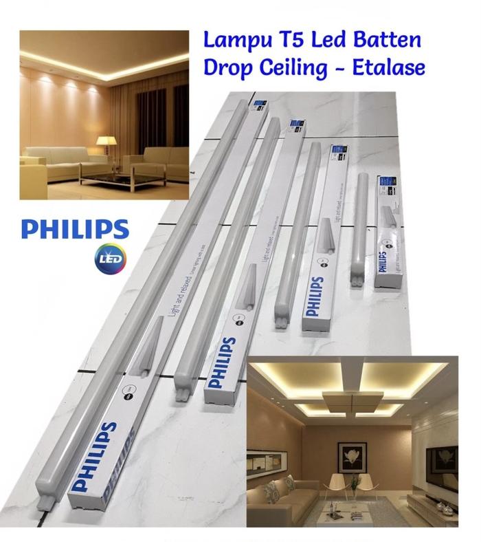 Promo T5 Led Philips Batten Trunklinea 4W 7W 9W 13W 3000K 4000K 6500K ...