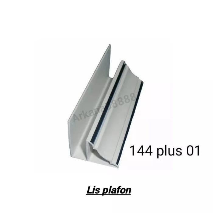 Jual lis plafon pvc / list plafon - 144 plus 01, 1 meter - Jakarta ...