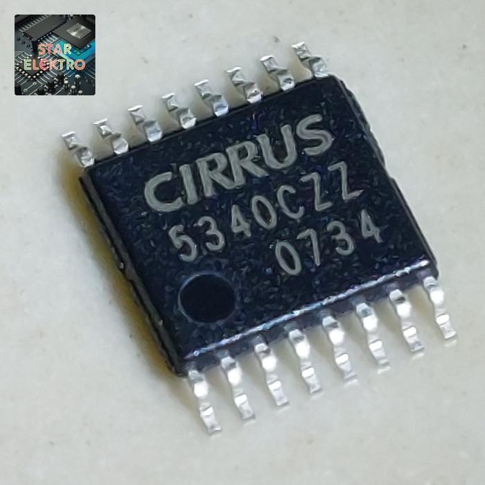 Jual 5340CZZ TSSop-16 SMD CS5340-CZZ CS 5340 CZZ Cirrus Logic IC AC DC ...