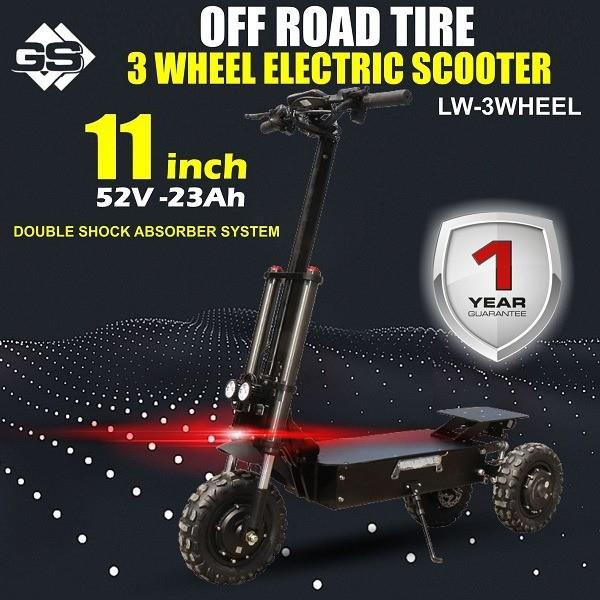 Jual ELECTRIC SCOOTER 3 WHEEL OFF ROAD TIRE 52V - Jakarta Timur ...