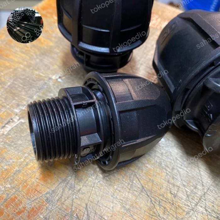 Jual Male threaded adaptor HDPE 50mm x 1 1/2"inch - Jakarta Barat ...
