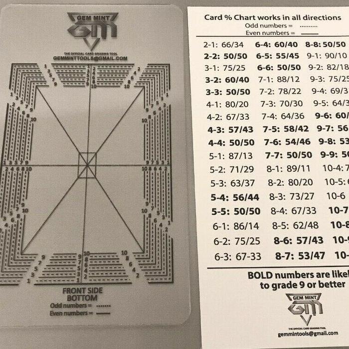 Jual Centering Card Tool Gem For Grading Psa Bsg Cgc Kartu Tcg