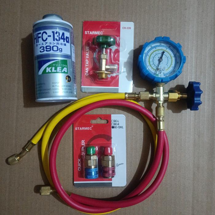 Jual PAKET ISI FREON AC MOBIL HFC GOLD - Kota Bekasi - karya teknik ac | Tokopedia