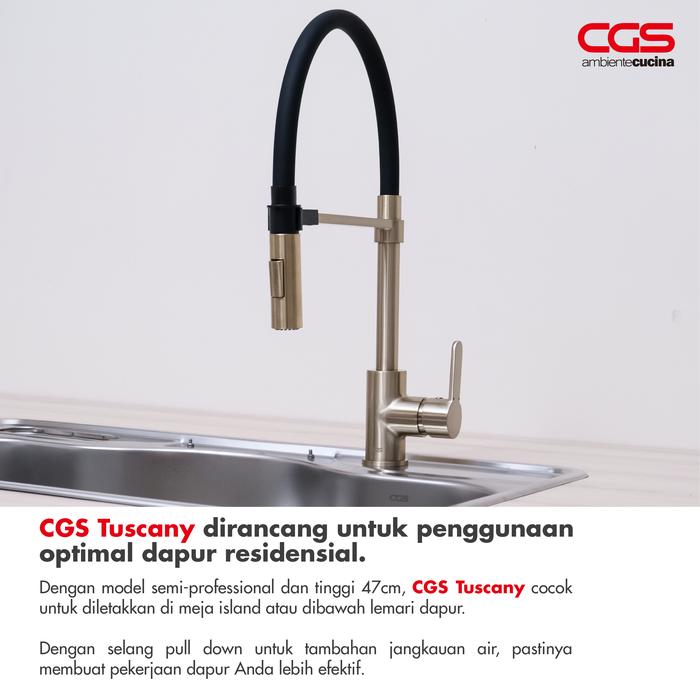 Jual Kran Air Dapur Cgs Tuscany Pull Down Mixer Taps Di Seller Rosaria ...