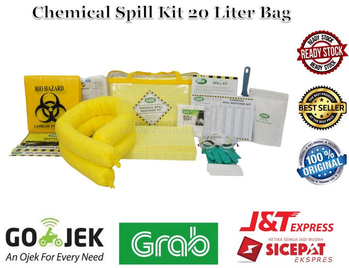 Jual Chemical spill kit 20 liter bag Chemical Spill Respons Kit Kemasan ...