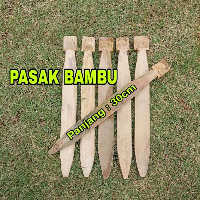 Jual Pasak Tenda Pramuka/Patok Bahan Bambu Panjang 30Cm - Kota Bandung ...