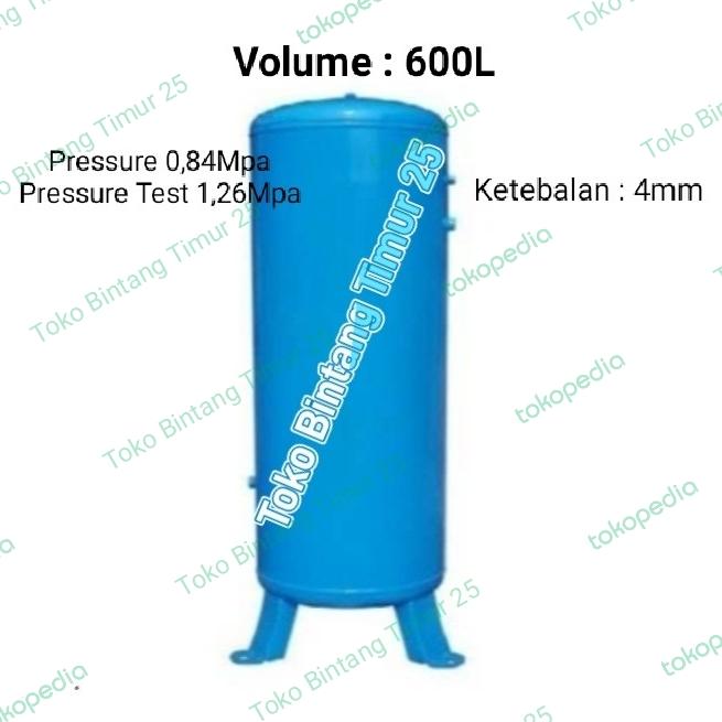 Jual Tangki Udara Tangki kompressor - Receiver Tank 600 Liter - Kota ...