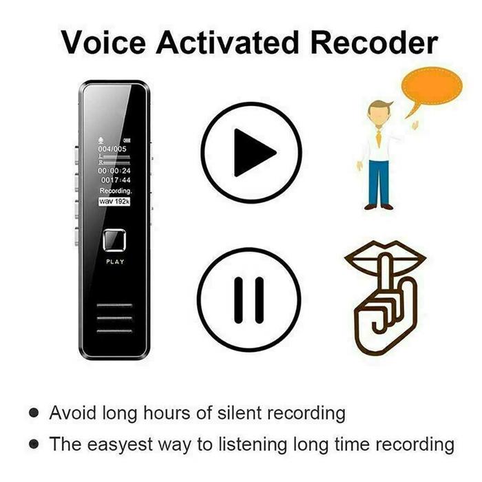 Jual Alat Rekam Suara Audio Portable Digital Mini Voice Recorder Ori ...