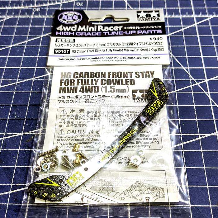 Jual Tamiya 95157 HG Carbon Front Stay for Fully Cowled 1.5mm J-Cup ...