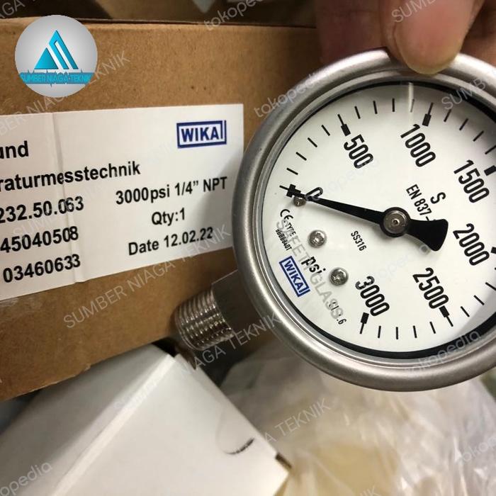 Jual Pressre gauge wika 4 inch 3000 psi full stainless - Jakarta Barat - SUMBER NIAGA TEKNIK ...