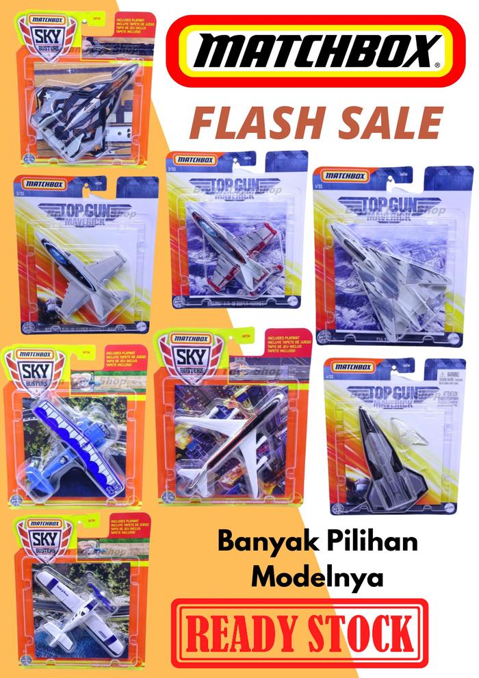 Jual Matchbox Sky Busters Dan Top Gun Maverick Series Pesawat Bebas ...