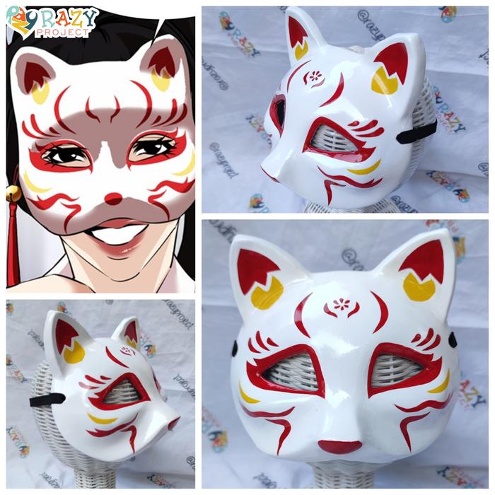 Jual Neko Mitsuki Soma Lookism Manhwa Webtoon Topeng Kayu Cosplay Korea ...