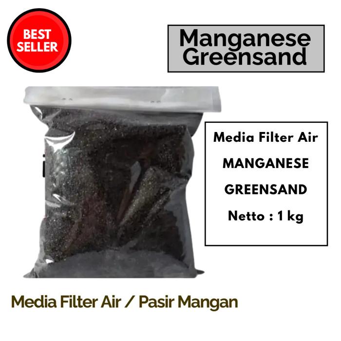 Jual Pasir Mangan Media Filter Penjernih Air Terbaik (Greensand) 25 KG ...