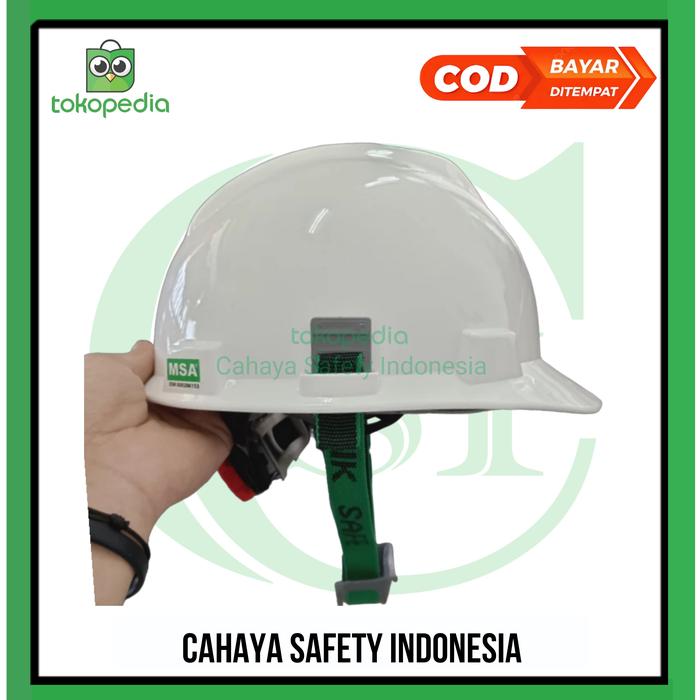 Jual Helm Safety Proyek MSA Lokal Full Set SNI Warna Putih - Jakarta ...