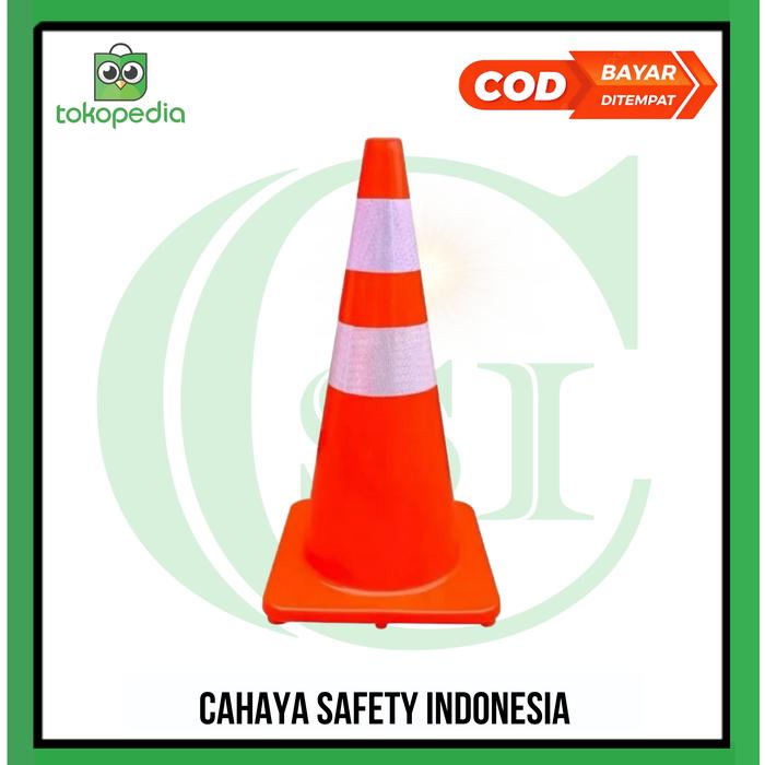 Jual Safety Traffic Cone / Kerucut Lalu Lintas 70 Cm - Jakarta Barat - Cahaya Safety Indonesia ...