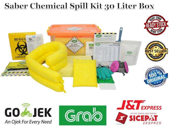 Jual Chemical Spill Kit 30L Chemical Spill Kit 30 Liter kemasan Box ...