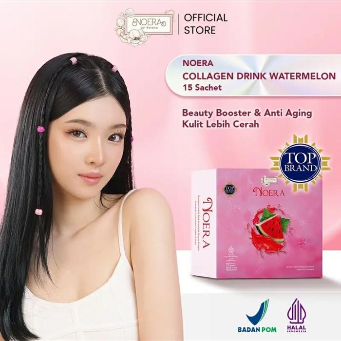 Jual ORIGINAL Noera Collagen Minuman Kolagen Rasa Watermelon 15 Sachet ...