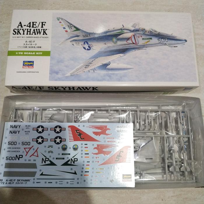 Jual pesawat a-4e/f skyhawk 1/72 model kit hasegawa - Kota Tangerang - Chia Hobby Shop | Tokopedia