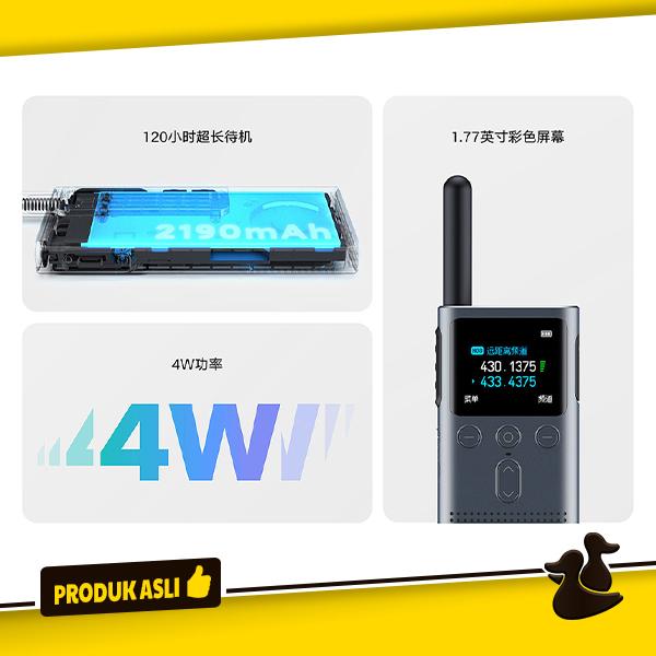 Jual Xiaomiá·¾ Mijia Smart Walkie Talkie 2s Color Lcd Intercom Ht Fm ...