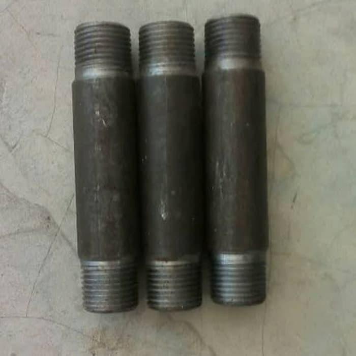 Jual PIPA NEPEL BESI SCH40 DRAT 2" INCH NPT / PANJANG 40CM - Jakarta ...