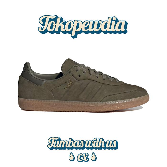 Jual Adidas Samba Olive Green Starata Gum (IG1242) - 42 - Jakarta ...