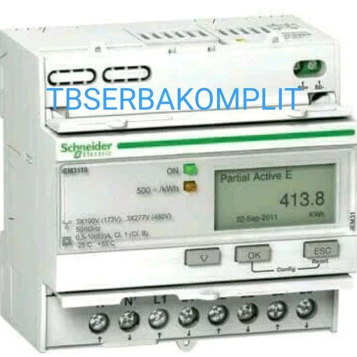 Jual KWH Meter 3P Digital Direct Schneider IEM3110 A9MEM3110 3 Phase ...