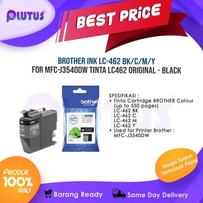 Jual Brother LC-462 BK/C/M/Y/1SET for MFC-J3540DW Tinta LC462 Original ...