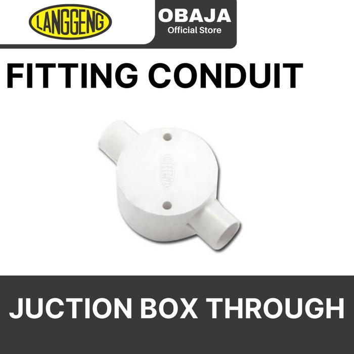 Jual Junction Box Through 3/4" x 2" Langgeng/ Fitting Pipa Conduit ...