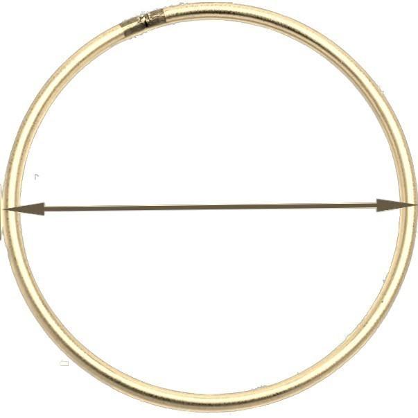 Jual ring besi bulat 30cm / lingkaran besi beton / dekorasi - gold ...