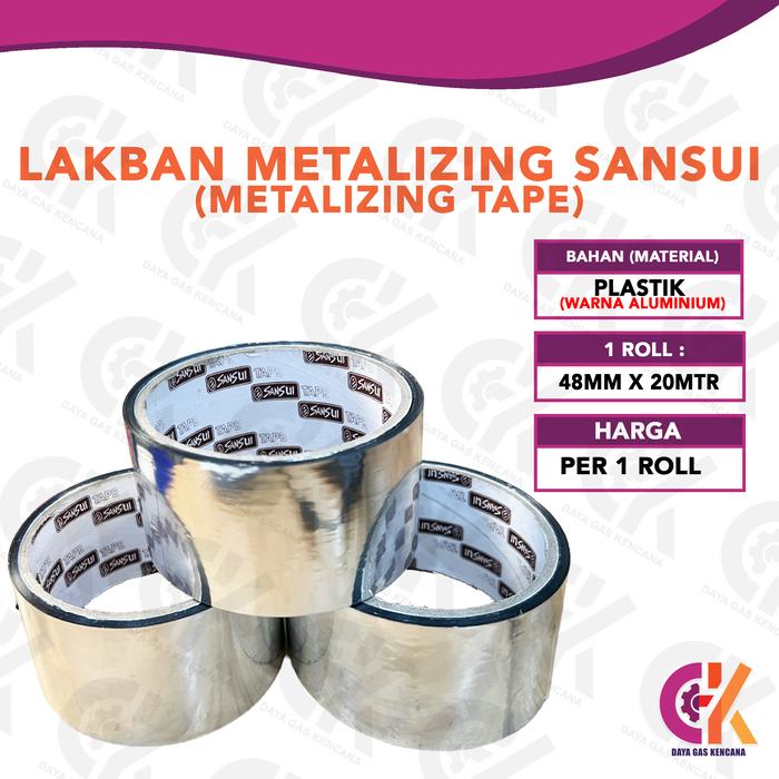 Jual Duct Tape Metalizing // Sansui Ductape Lakban Metalising - Jakarta ...