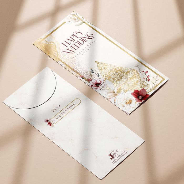 Jual Amplop Kondangan/Angpao custom/Wedding Angpao Motif Batik - Kab ...