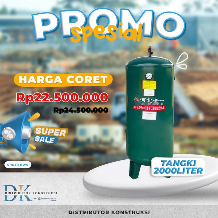 Promo DK AIR RECEIVER TANGKI ANGIN TANGKI UDARA 2000 LITER - Jakarta ...