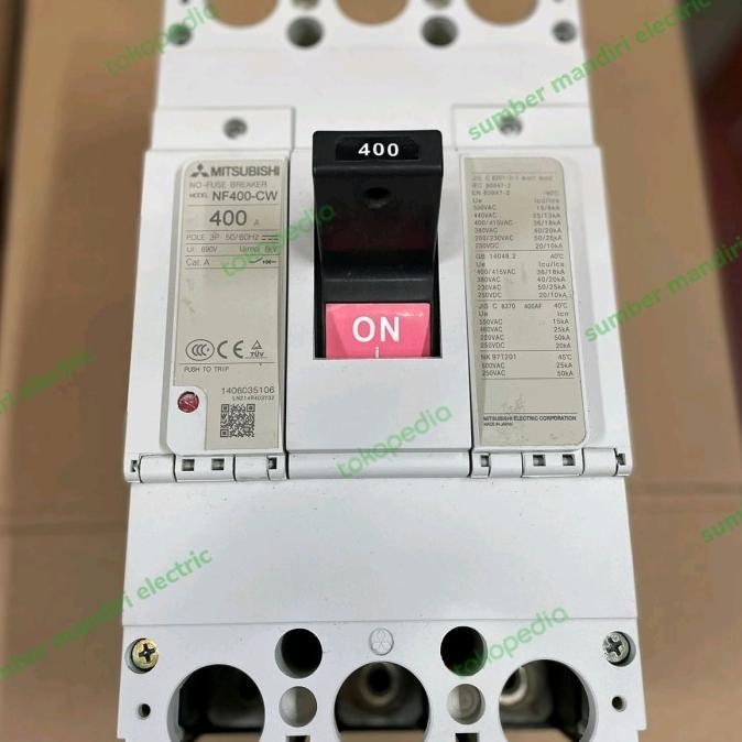 Jual Mccb Nf400-Cw 400A 3P Mitsubishi - Jakarta Selatan - Teknik Prima Persada | Tokopedia