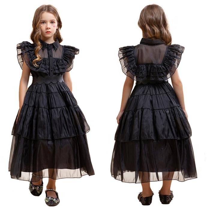 Jual Kostum Wednesday Halloween Costume Pesta Haloween Cosplay Tangan ...