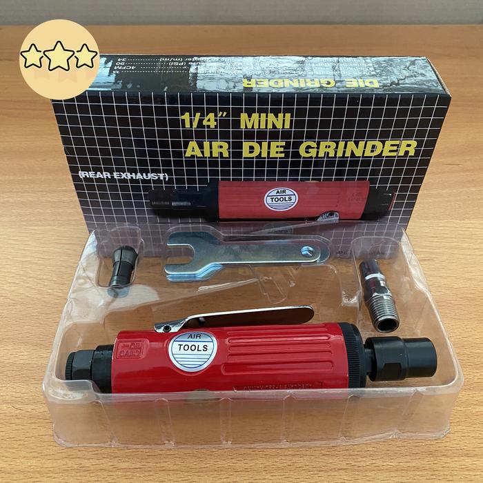 Jual AIR DIE GRINDER MINI TAIWAN 1/4" 1/4 INCHI INC BODY KECIL RRT ANGIN - Jakarta Utara ...