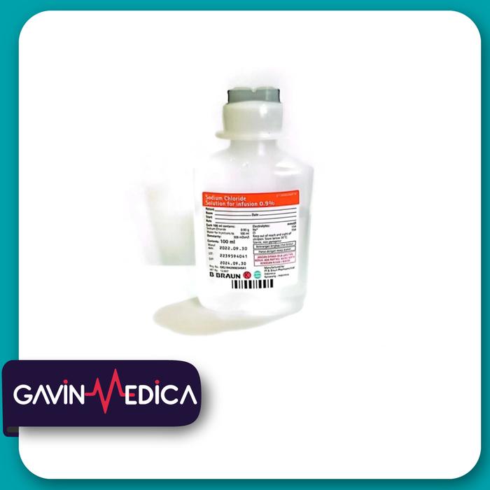 Jual Nacl Sodium Chloride 0,9% - Piggyback 100ml - Kab. Tangerang - Gavin Medica | Tokopedia