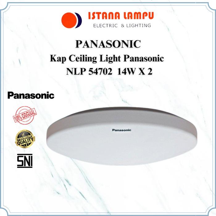 Jual PANASONIC Kap Ceiling Light Panasonic NLP 54702 14W X 2 - Kota ...