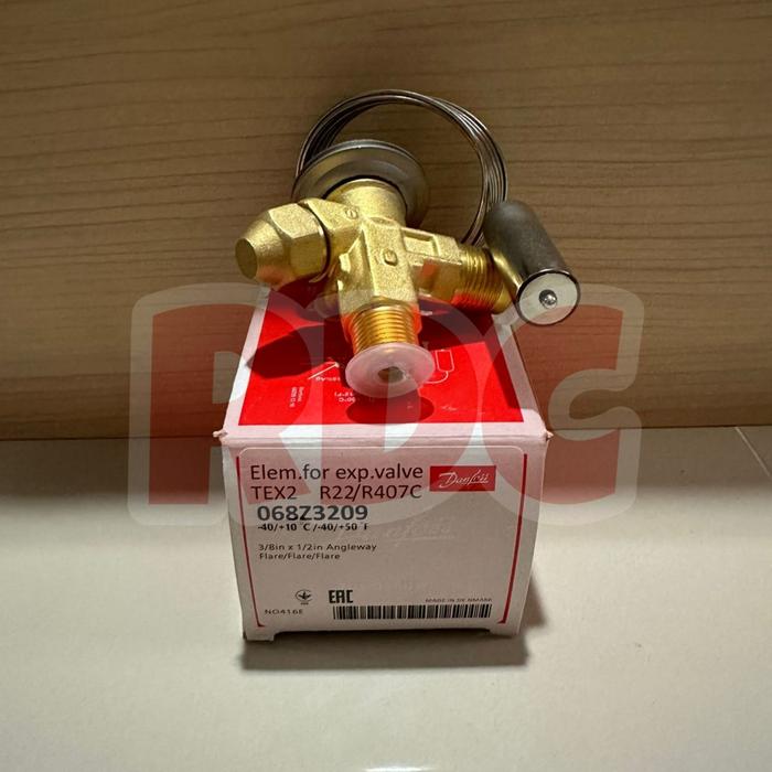 Jual EXPANSION VALVE DANFOSS TEX 2 | EXPANSI VALVE DANFOSS TEX2 (R22/R407) - Jakarta Barat ...