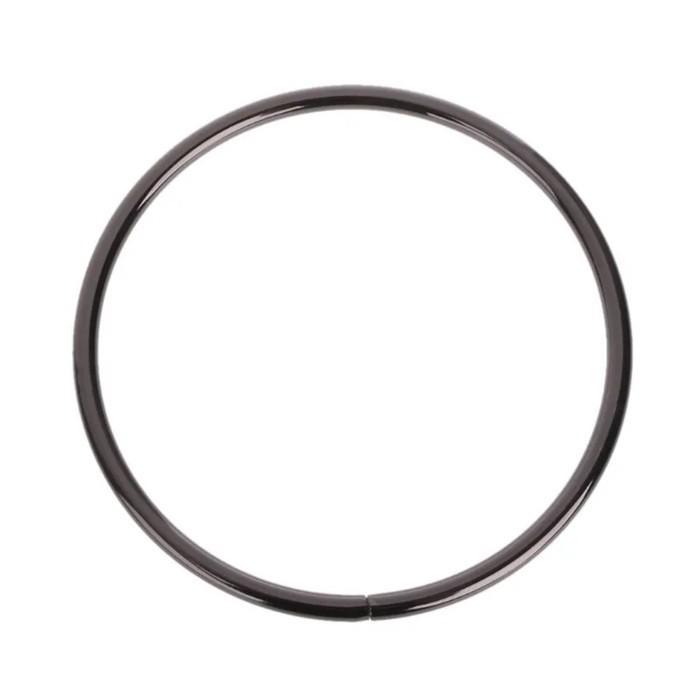Jual ring besi bulat 22cm / lingkaran besi beton / dekorasi - Hitam ...