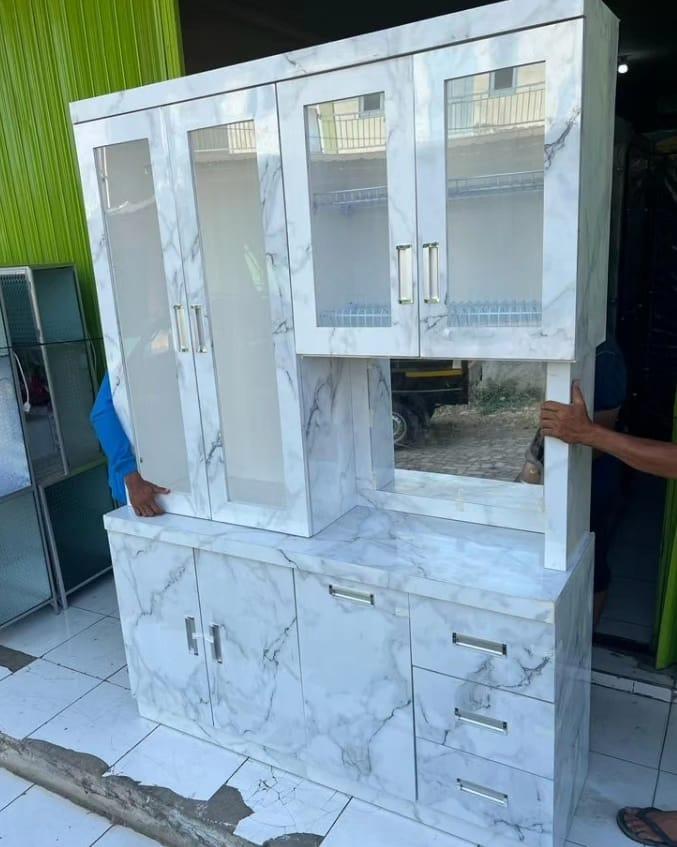 Jual Rak dapur hpl pintu 4 rak sayur hpl pintu 4 rak piring hpl pintu 4 - Kab. Karawang ...