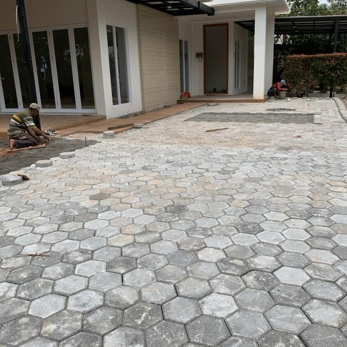 Jual Paving Block/konblok/conblock/paving hexagon/Paving segi 6 press B ...