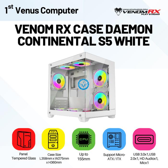 Jual Casing Venom Rx Daemon Continental S5 White/Case VenomRx/CASE37 ...