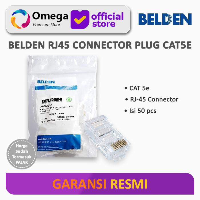 Promo Belden RJ45 Connector Cat 5e - Kota Medan - Omega Premium Store ...