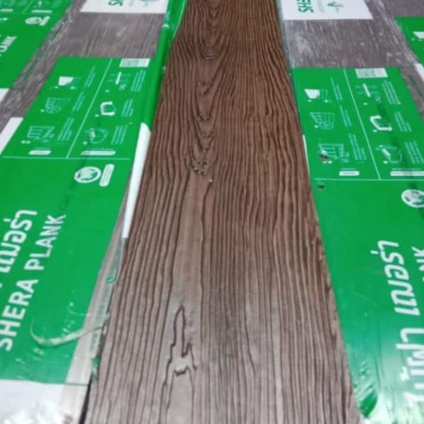 Jual Lisplang GRC/papan GRC motif serat kayu coklat tua 1,5 meter x ...